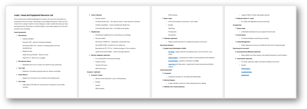 audio-visual-equipment-resource-list