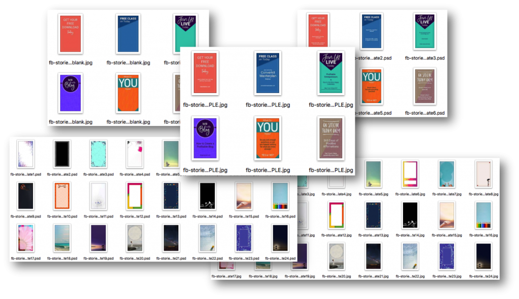 Facebook Story Templates