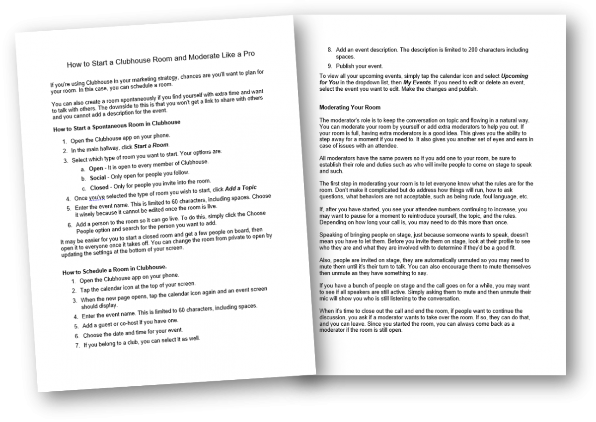 Clubhouse PLR - DFYTemplates.com