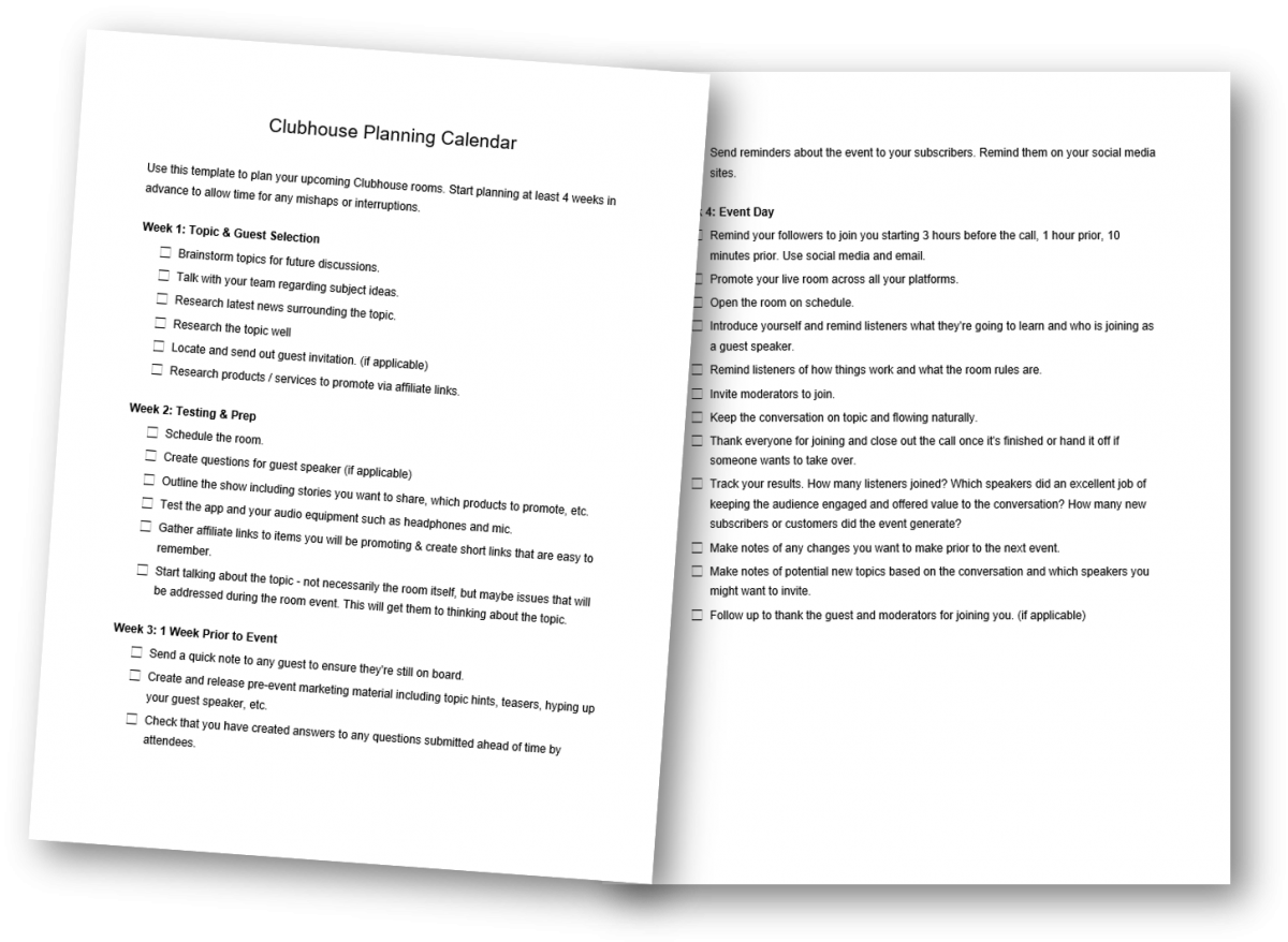 Clubhouse PLR - DFYTemplates.com