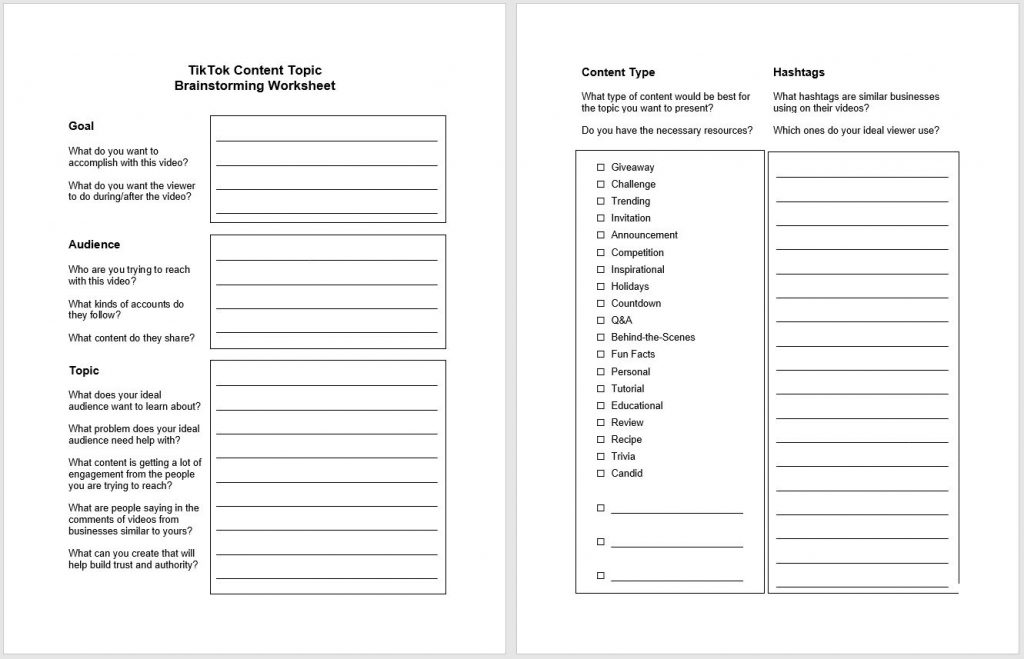TikTok Ad Creation Checklist